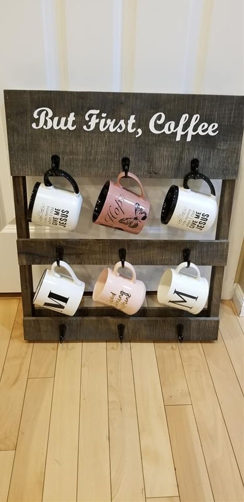 Custom Coffee Mug Racks