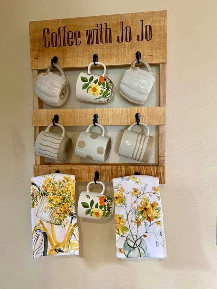 Custom Coffee Mug Racks