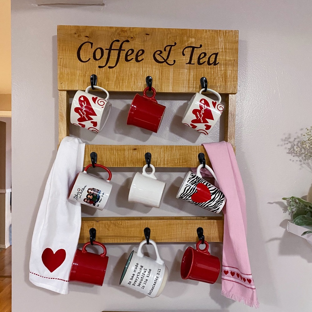 Custom Coffee Mug Racks